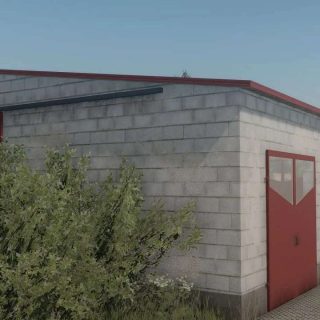 Concrete Block Garage v1.0 FS22 Mod | Farming Simulator 22 Mod