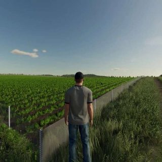 Crop Protection Fences v1.0 FS22 Mod | Farming Simulator 22 Mod