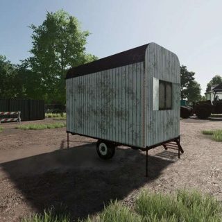 Decorative Construction Trailer v1.0 FS22 Mod | Farming Simulator 22 Mod
