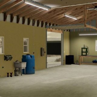 Dirt Farm Workshop v1.0 FS22 Mod | Farming Simulator 22 Mod