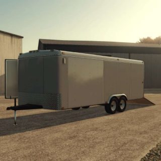 Enclosed Trailer Release v1.0 FS22 Mod | Farming Simulator 22 Mod