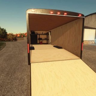 Enclosed Trailer Release v1.0 FS22 Mod | Farming Simulator 22 Mod