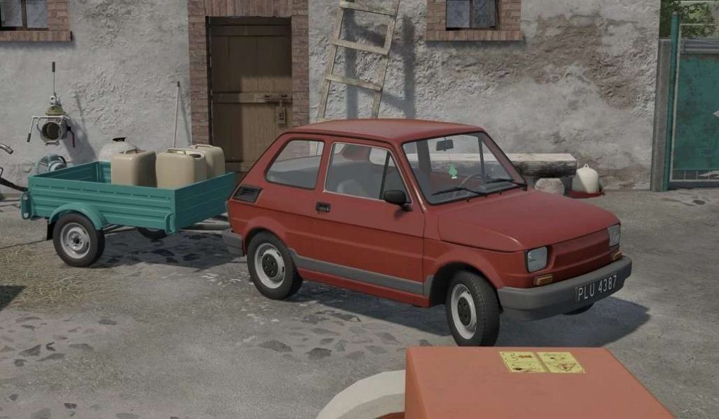 Fiat 126p v1.0 FS22 Mod | Farming Simulator 22 Mod