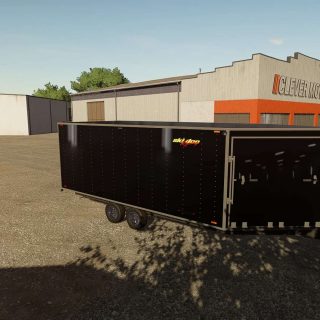 Enclosed Snowmobile Trailer CHS BETA FS22 Mod | Farming Simulator 22 Mod