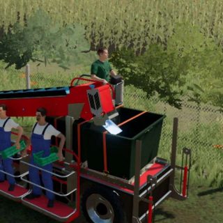 Grape harvesting brigade v1.0 FS22 Mod | Farming Simulator 22 Mod
