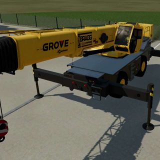 Grove GRT 655 Rough Terrain Crane lift straps v1.0 FS22 Mod | Farming ...
