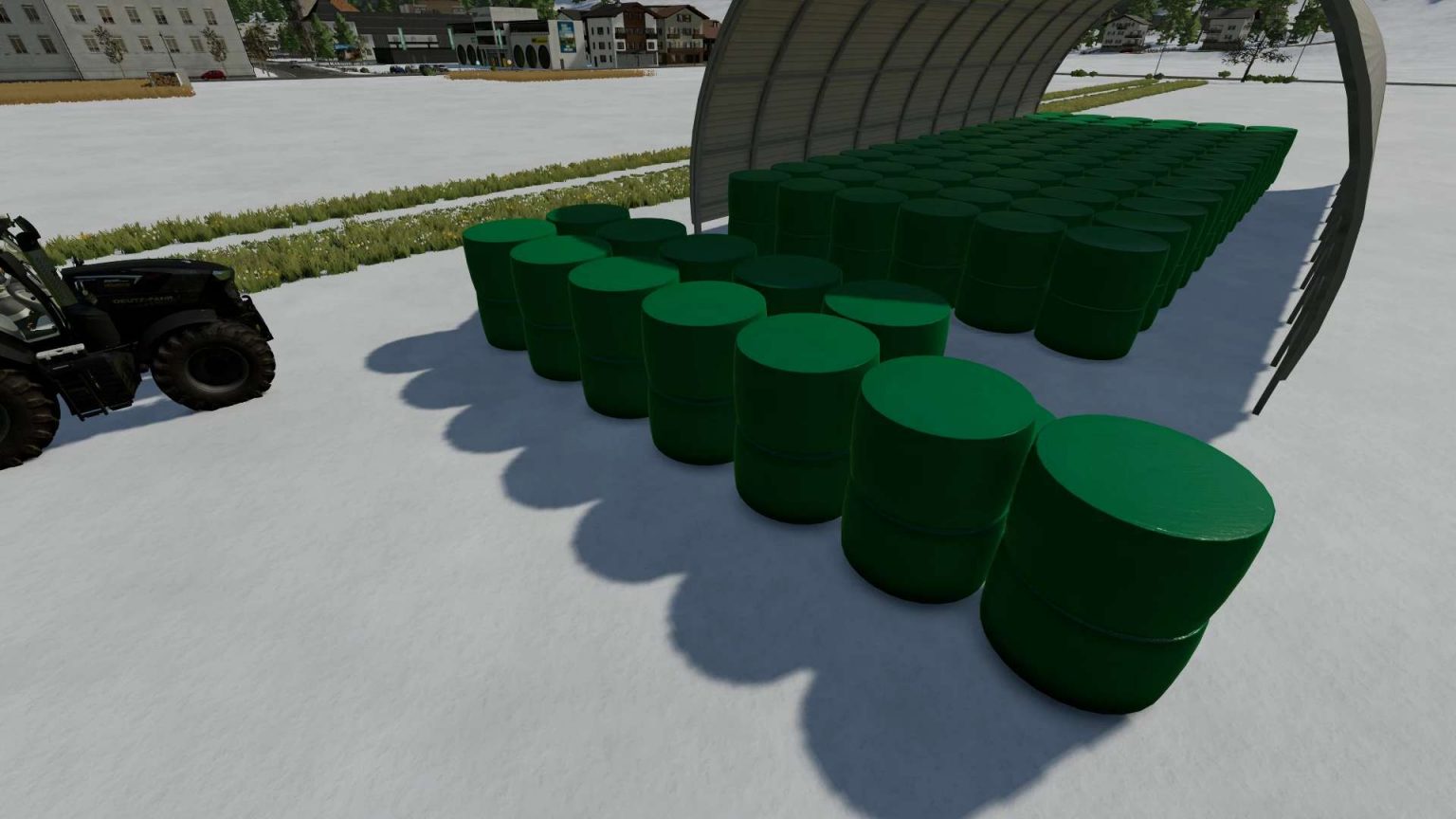 Hay shed v1.0 FS22 Mod | Farming Simulator 22 Mod