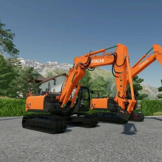 Hitachi 210 VA v1.0 FS22 Mod | Farming Simulator 22 Mod