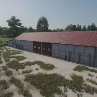 Large modern warehouse v1.0 FS22 Mod | Farming Simulator 22 Mod