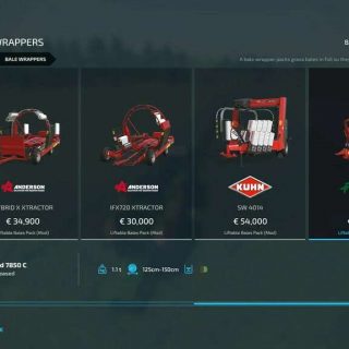 Liftable Bales Pack v1.1.2 FS22 Mod | Farming Simulator 22 Mod