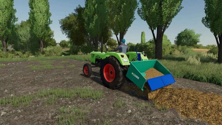 Lizard 3-Point-Hitch Transportbox v1.0 FS22 Mod | Farming Simulator 22 Mod