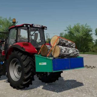 Lizard 3-Point-Hitch Transportbox v1.0 FS22 Mod | Farming Simulator 22 Mod