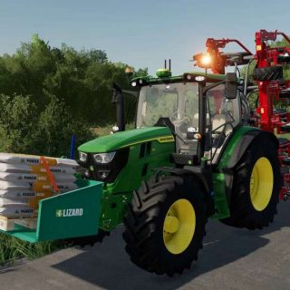 Lizard 3-Point-Hitch Transportbox v1.0 FS22 Mod | Farming Simulator 22 Mod