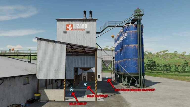 Lizard Grain Storage And Pig Food Maker v1.0 FS22 Mod | Farming ...