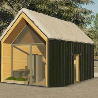 Loft Style Summerhouse v1.0 FS22 Mod | Farming Simulator 22 Mod