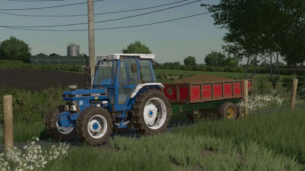 Marshall QMD8 Dump Trailer v1.0 FS22 Mod | Farming Simulator 22 Mod