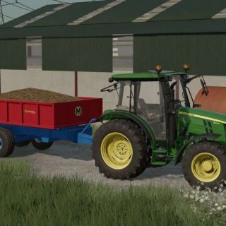 Marshall QMD8 Dump Trailer v1.0 FS22 Mod | Farming Simulator 22 Mod
