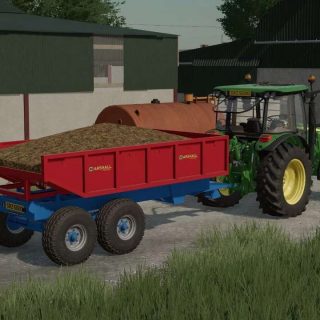 Marshall QMD8 Dump Trailer v1.0 FS22 Mod | Farming Simulator 22 Mod