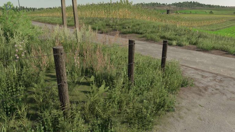 Meadow Fence v1.0 FS22 Mod | Farming Simulator 22 Mod