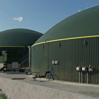 Medium Biogas Plant Package v1.0 FS22 Mod | Farming Simulator 22 Mod