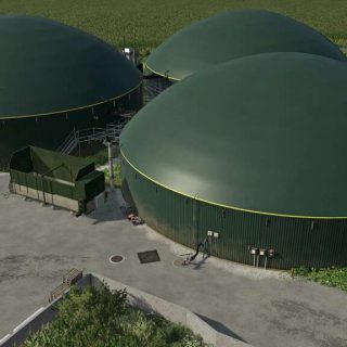 Medium Biogas Plant Package v1.0 FS22 Mod | Farming Simulator 22 Mod
