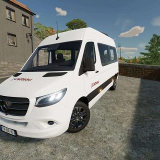 Mercedes-Benz Sprinter Tourer - Catteau Voyages v1.0 FS22 Mod | Farming ...