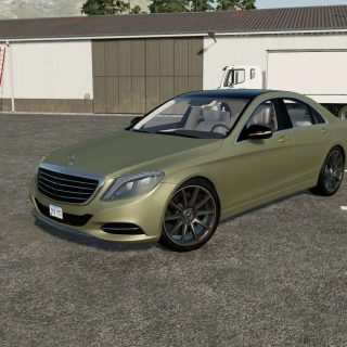 Mercedes S Class v1.0 FS22 Mod | Farming Simulator 22 Mod