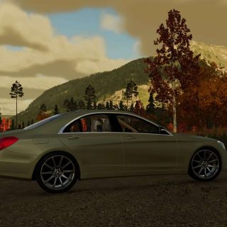 Mercedes S Class v1.0 FS22 Mod | Farming Simulator 22 Mod
