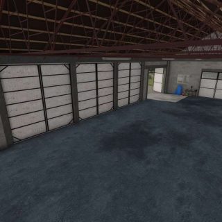 Modern Garage With Workshop v1.0 FS22 Mod | Farming Simulator 22 Mod