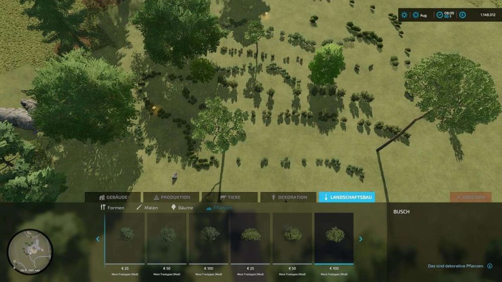 More tree types v1.0.0.1 FS22 Mod | Farming Simulator 22 Mod