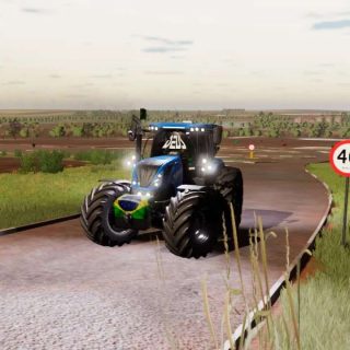 New Holland T7 BR 225 v1.0 FS22 Mod | Farming Simulator 22 Mod