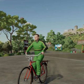 Old Bicycle v1.0 FS22 Mod | Farming Simulator 22 Mod