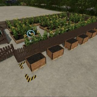 Open Air Garden v1.2 FS22 Mod | Farming Simulator 22 Mod