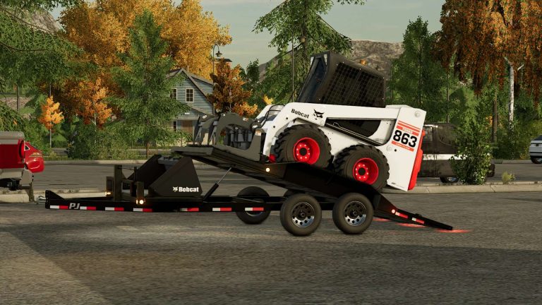 PJ Superwide Tilt Deck Trailer v1.0 FS22 Mod | Farming Simulator 22 Mod