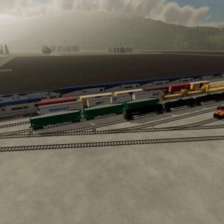 Placeable Railroad Track v1.0 FS22 Mod | Farming Simulator 22 Mod