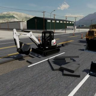 Placeable Road Pieces v1.0 FS22 Mod | Farming Simulator 22 Mod