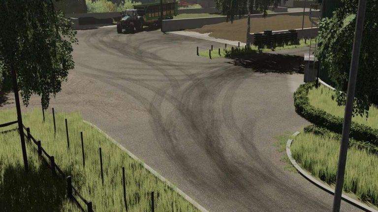 Placeable Tire Tracks v1.0 FS22 Mod | Farming Simulator 22 Mod