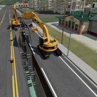 Placeable Trenches v1.0 FS22 Mod | Farming Simulator 22 Mod