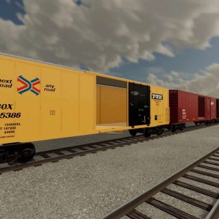 Railroad Rolling Stock v1.0 FS22 Mod | Farming Simulator 22 Mod