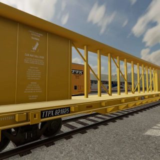 Railroad Rolling Stock v1.0 FS22 Mod | Farming Simulator 22 Mod