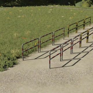 Road Barriers Pack v1.0 FS22 Mod | Farming Simulator 22 Mod