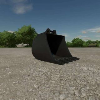 Selfmade Excavator Bucket v1.0 FS22 Mod | Farming Simulator 22 Mod