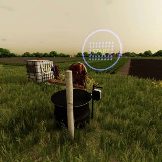 Sprinkler Irrigation Placeable v1.0 FS22 Mod | Farming Simulator 22 Mod