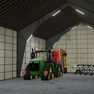 Swedish Machinery Hall v1.0 FS22 Mod | Farming Simulator 22 Mod