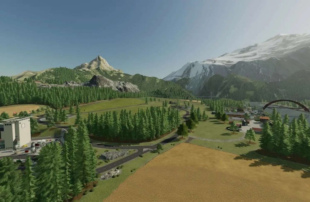 Swiss 4-fold map v1.0.0.1 FS22 Mod | Farming Simulator 22 Mod