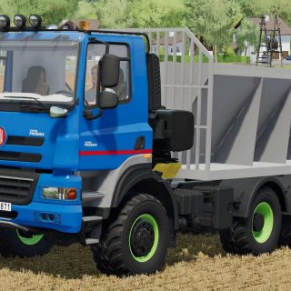Tatra Phoenix Flatbed/Salt Truck v1.0 FS22 Mod | Farming Simulator 22 Mod