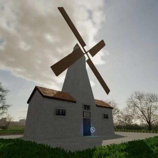 The White Mill v1.0 FS22 Mod | Farming Simulator 22 Mod