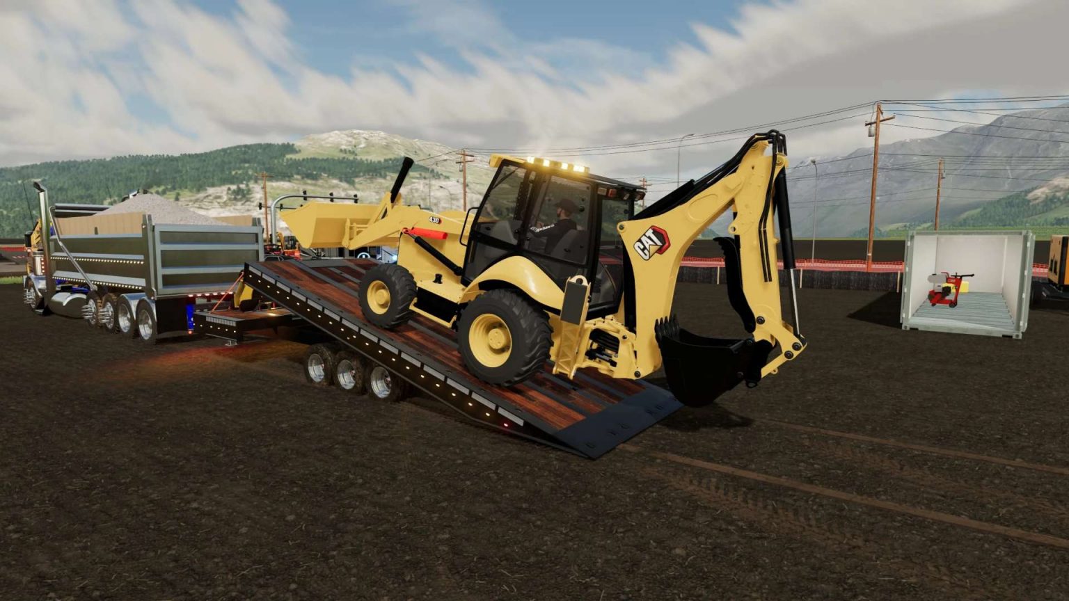 Trail King TKT50LP Tilt Deck v1.0 FS22 Mod | Farming Simulator 22 Mod