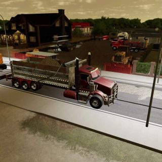 Trail King TKT50LP Tilt Deck v1.0 FS22 Mod | Farming Simulator 22 Mod