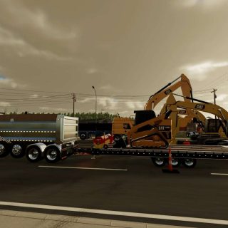 Trail King TKT50LP Tilt Deck v1.0 FS22 Mod | Farming Simulator 22 Mod